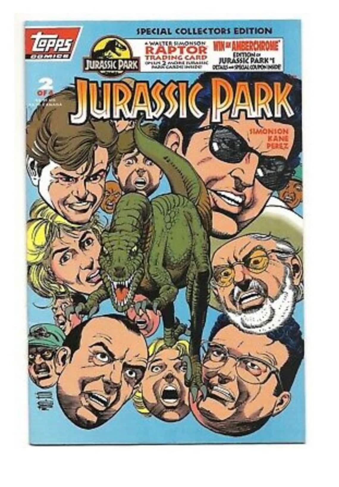 1993 Topps Jurassic Park Comic Book Vol 1 No 1 - Etsy
