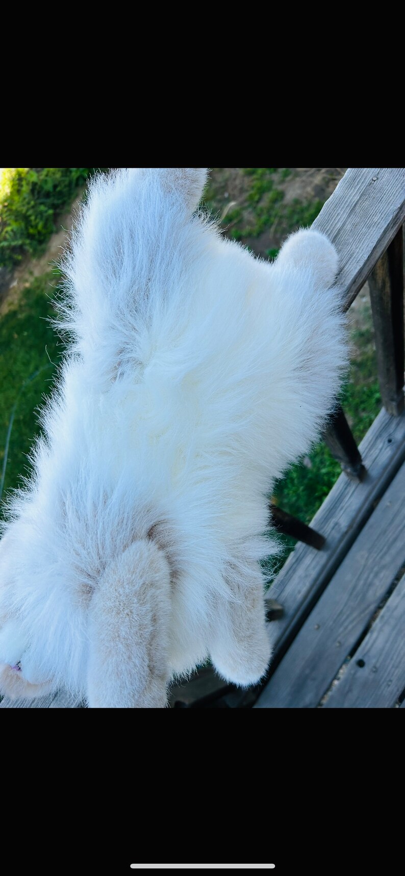 Large Angela Rabbit Plush Vintage Stunning - Etsy