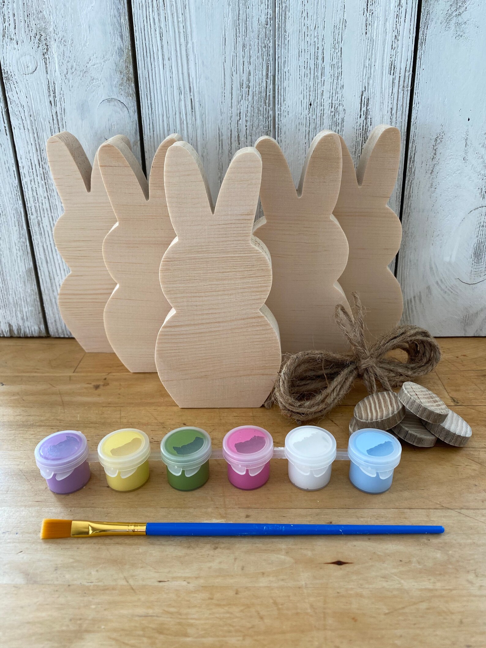 Easter Handmade Wooden Craft Kit for Kids Easter Decor Wood - Etsy