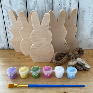 Easter Handmade Wooden Craft Kit for Kids, Easter Decor, Wood Hand Cut ...