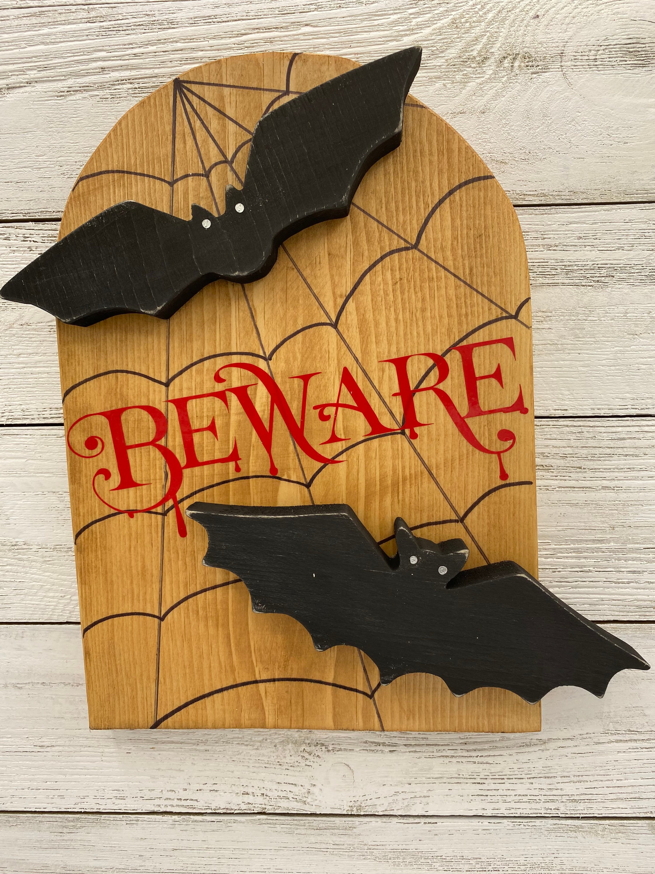 Halloween Bat Sign Decoration Halloween Decor Bats Fall Door - Etsy UK
