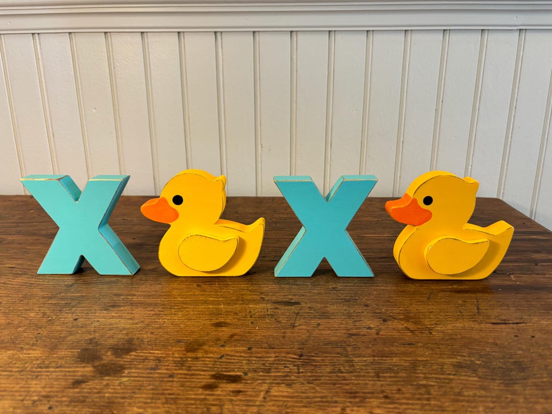Rubber Duck Hugs and Kisses, Valentine Decor, Tier Tray Decor ...