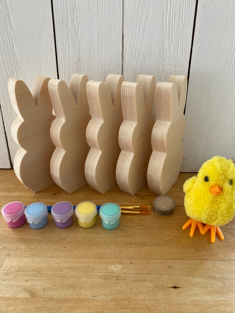 Easter Handmade Wooden Craft Kit for Kids Easter Decor Wood - Etsy