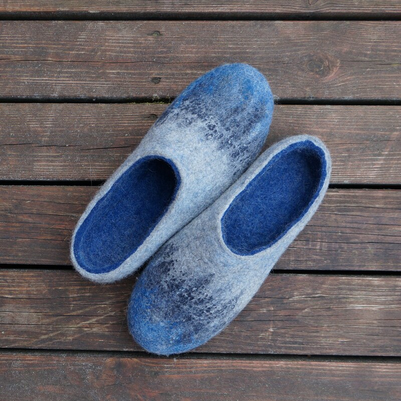 Felt Slippers - Etsy