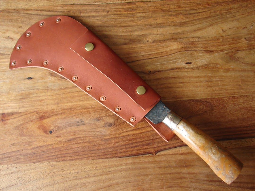 Leather Billhook Sheath Custom, Made to Size - Etsy UK