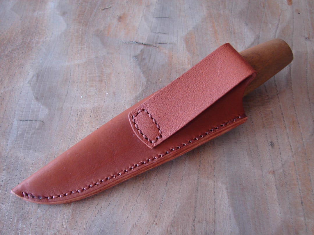 Leather Mora Carving Knife Belt Sheath - 106 120 Spoon Knives - Etsy