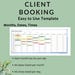 Client Booking Template: Color-coded Scheduling in Google Sheets ...