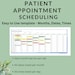 Patient Appointment Scheduling Template Clinic Medical Office - Any ...