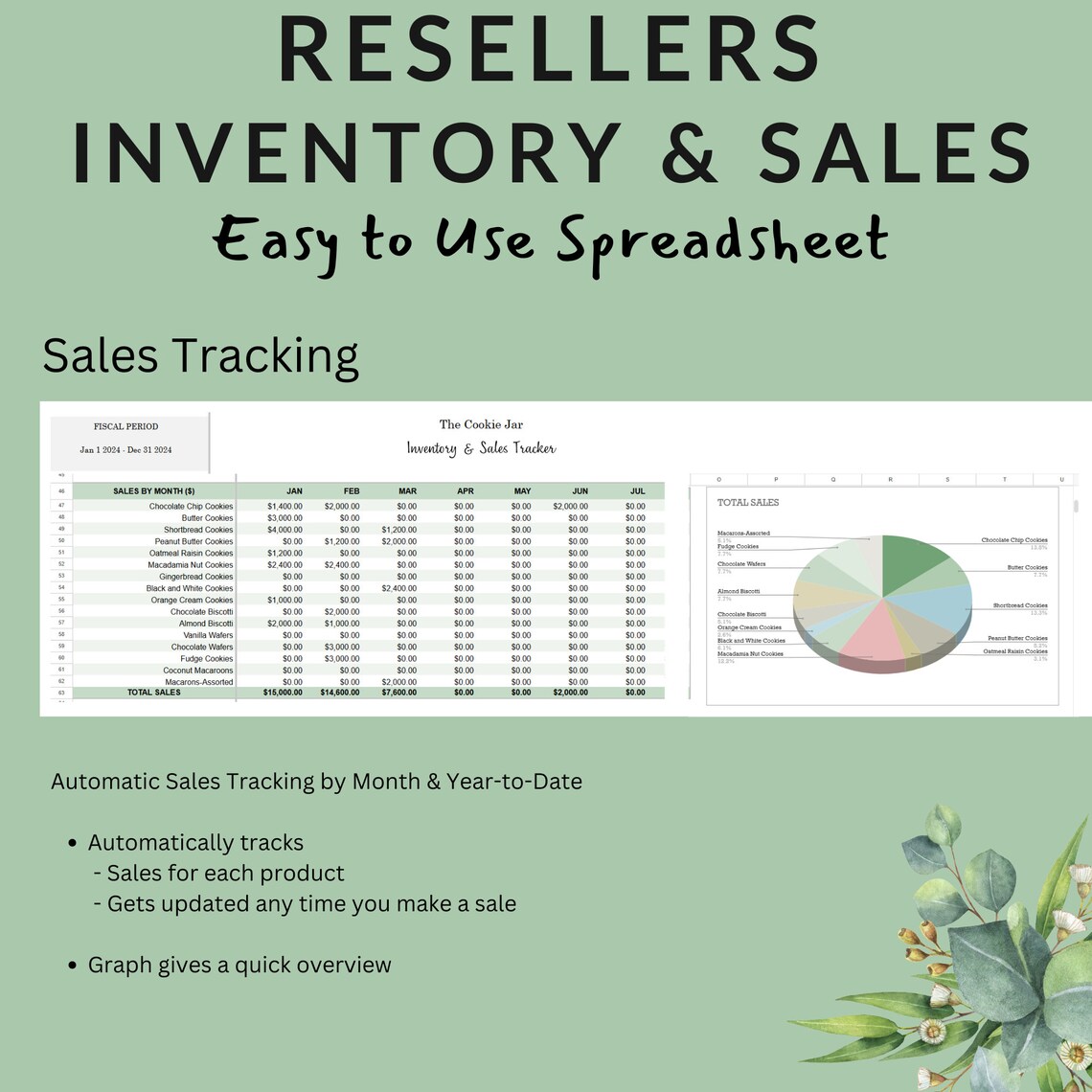 Resellers Easy Inventory Sales Purchases Tracking | Salesperson ...