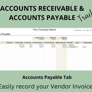 Accounts Receivable Payable Tracker: Automatic Aging Reports (google ...