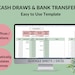 Cash Draws & Bank Transfers Spreadsheet: Multi-office Google Sheets ...
