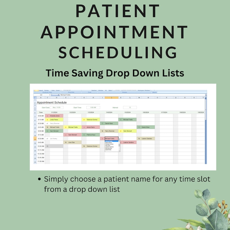 Patient Appointment Scheduling Template Clinic Medical Office - Any ...