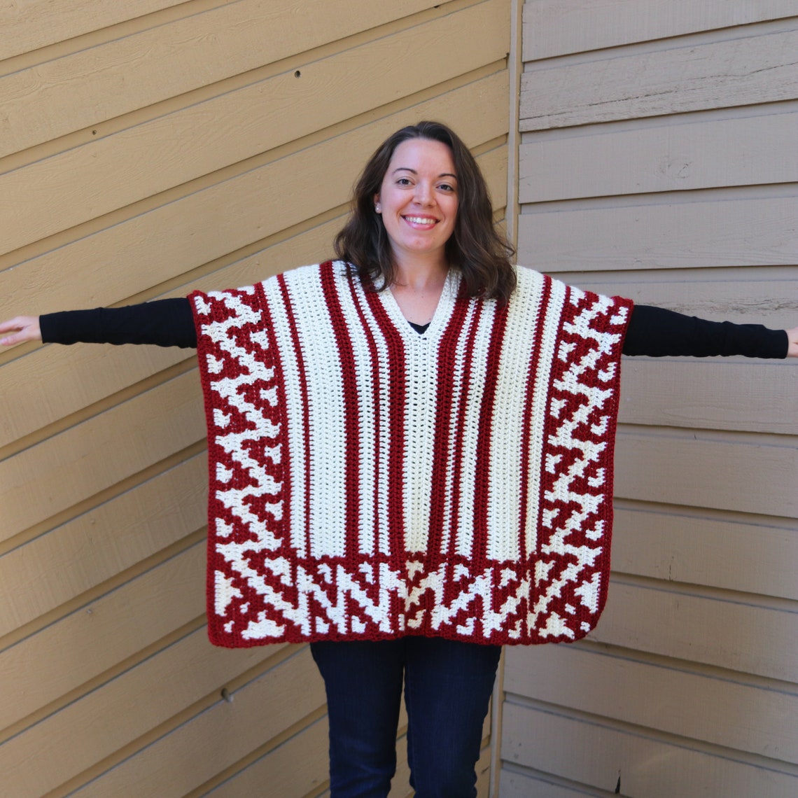 Inspiration Poncho | Crochet Pattern | Intermediate Beginner - Etsy