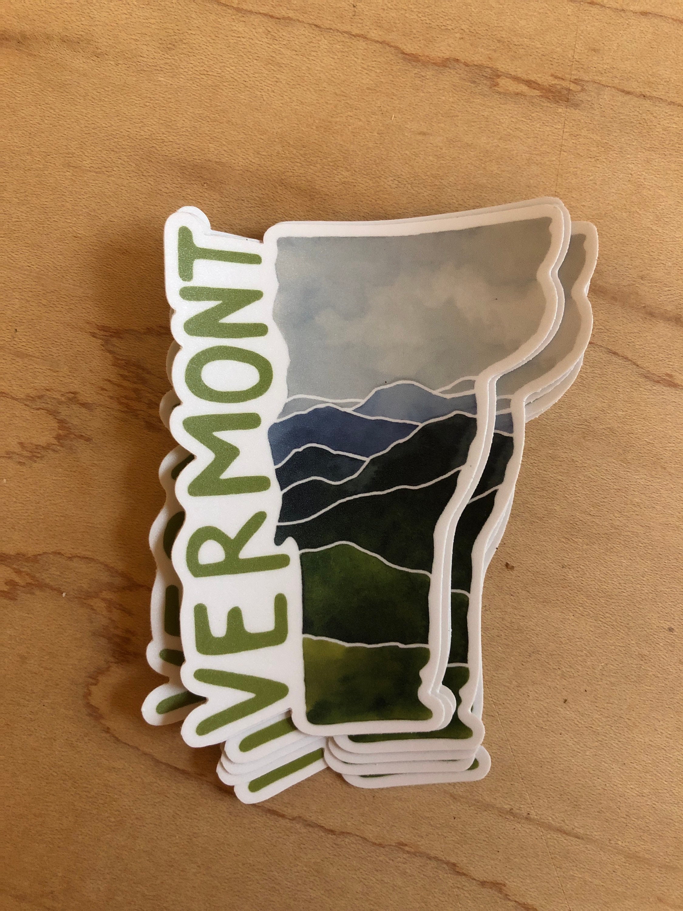 Vermont Sticker by MTN GRL Studio - Etsy