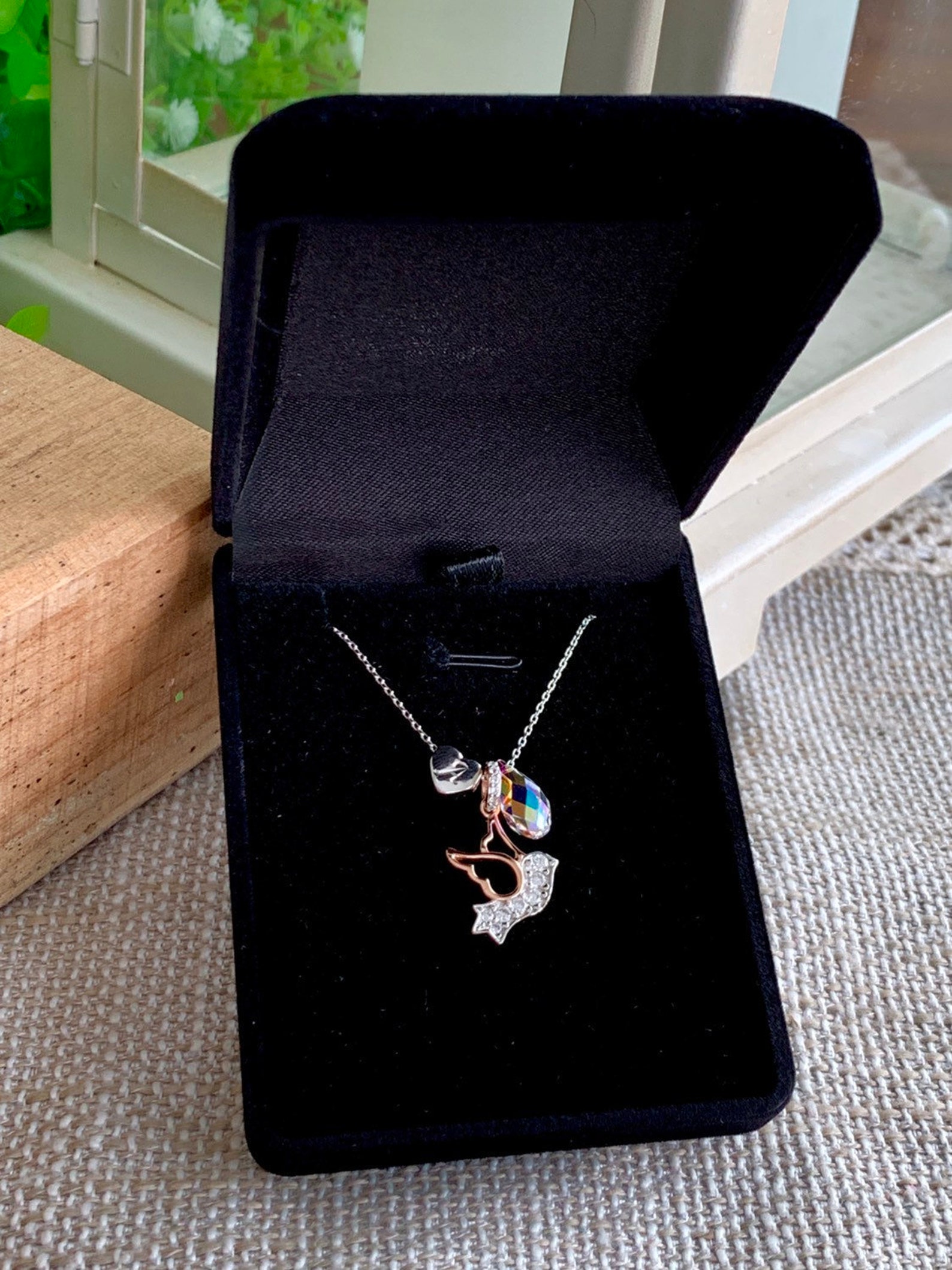Personalized Easter Peace Necklace Gift - Sterling Silver Dove With ...