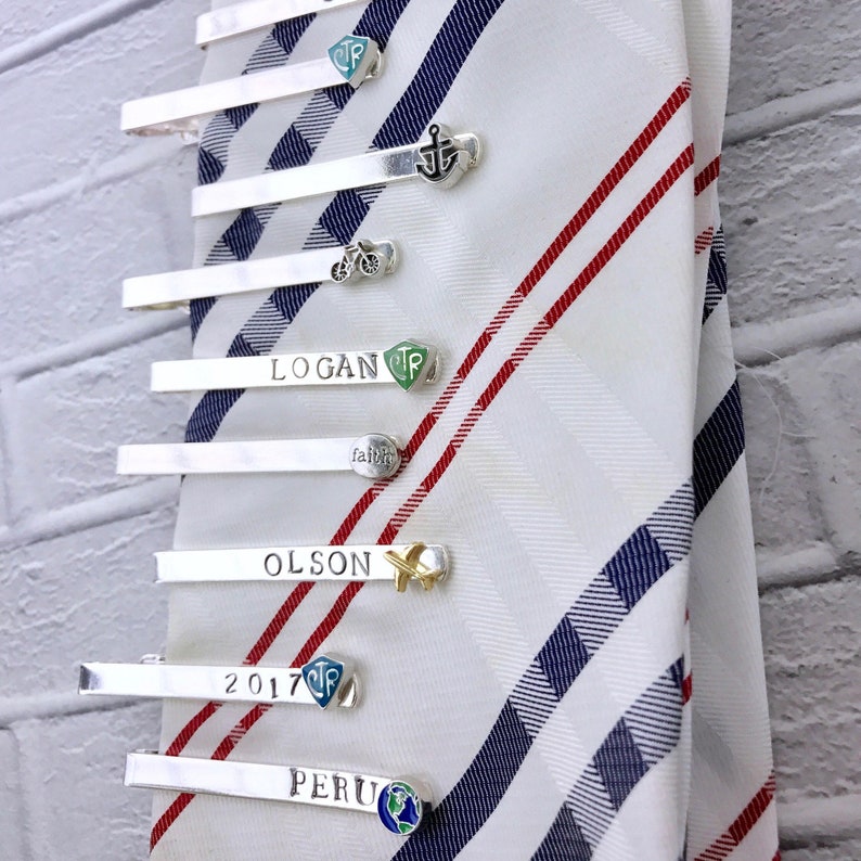 Graduation Tie Clip Gift Custom Hand Stamped Option | Etsy