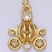Gold Pumpkin Chariot Necklace - Princess Charm, Cubic Zirconia - Etsy