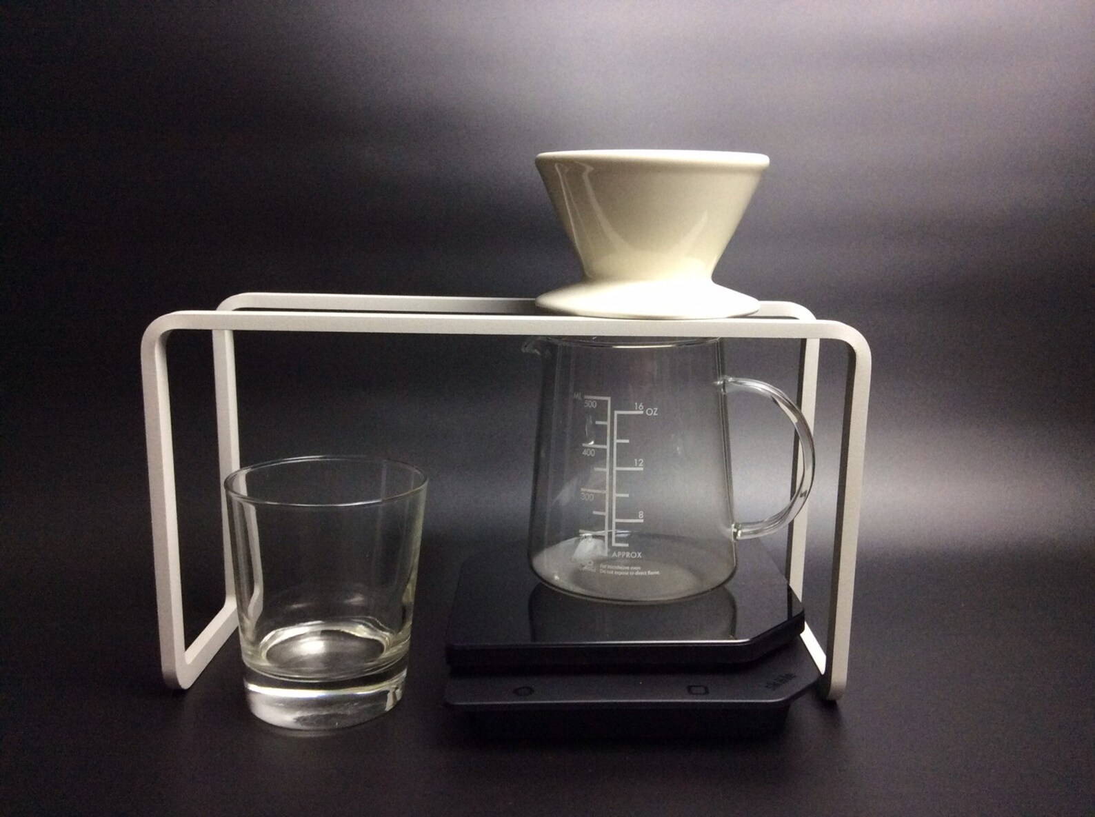 Steel Coffee Pour Over Stand silver Grey Powder Coating - Etsy