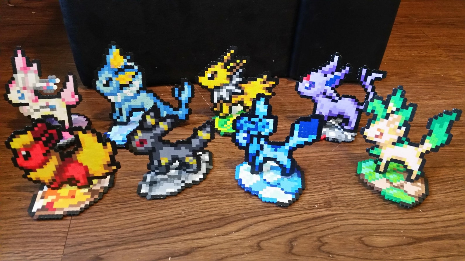 Eeveelution With Evolution Stone Stand - Etsy