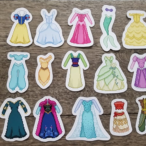 Dress Stickers - Etsy