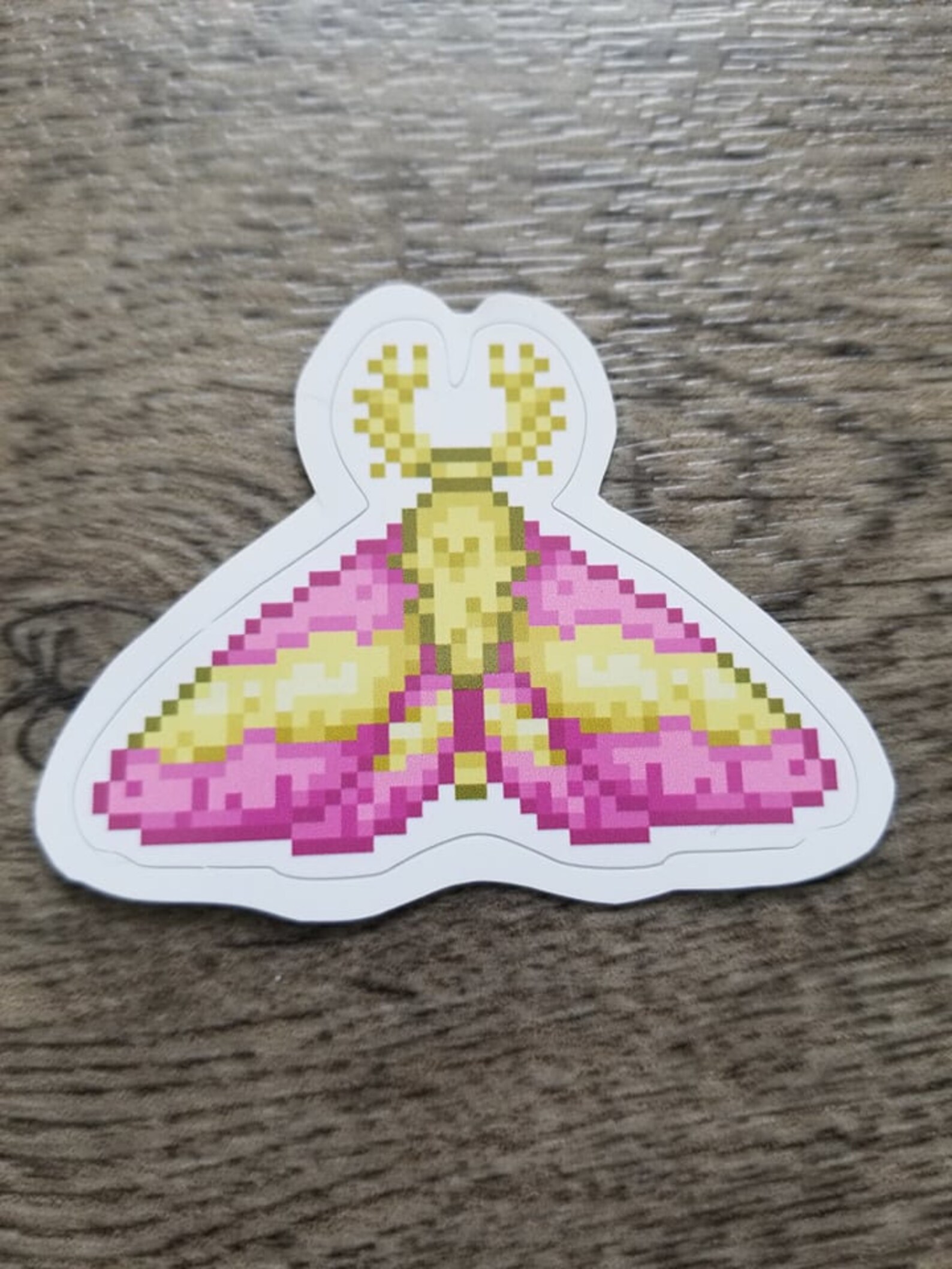 Pixel Moth Stickers - Etsy