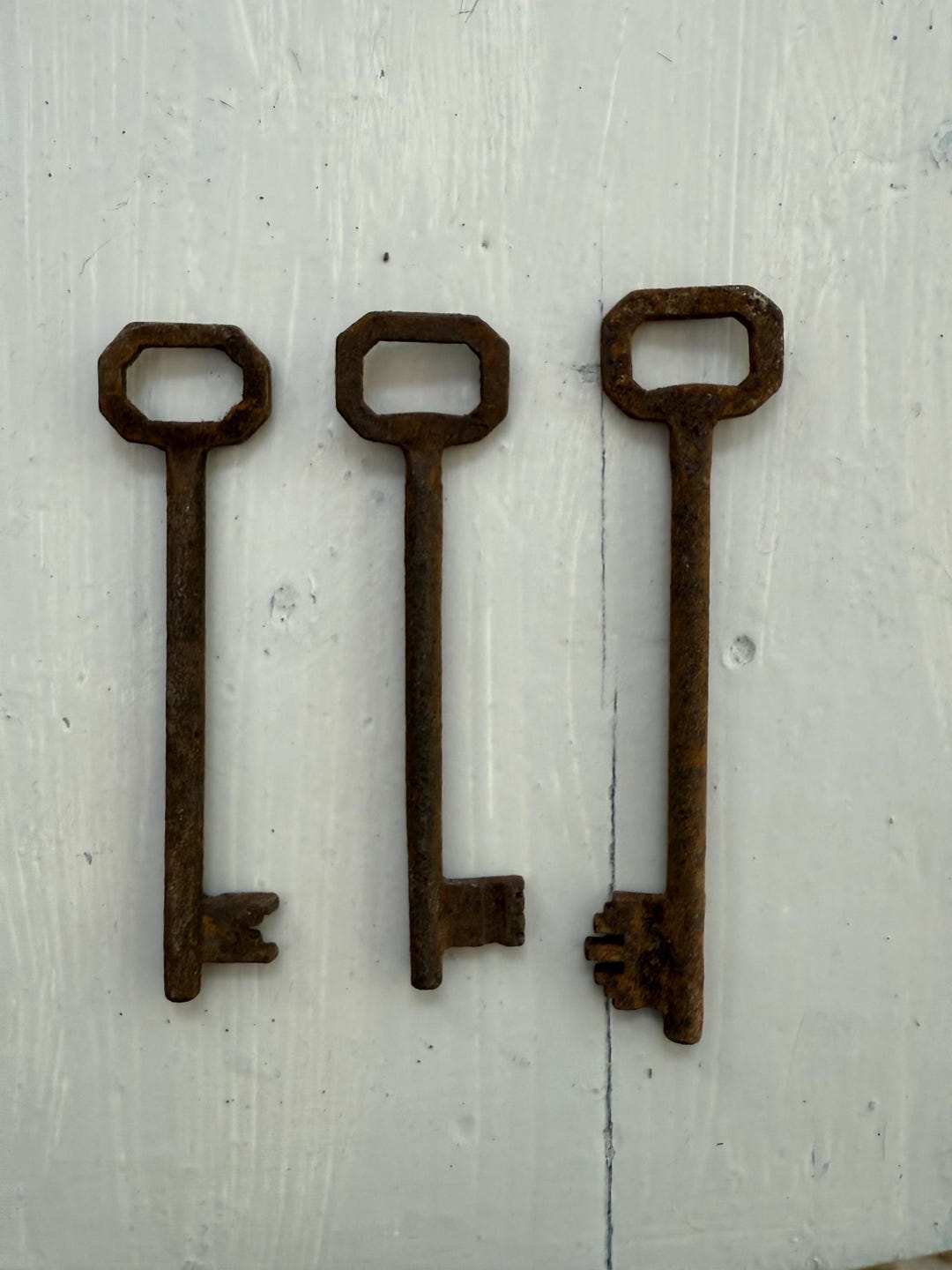 Antique Italian Keys Set of 3 - Etsy