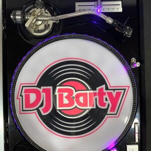 Custom DJ Slipmats With Your Logo (pair) - Etsy