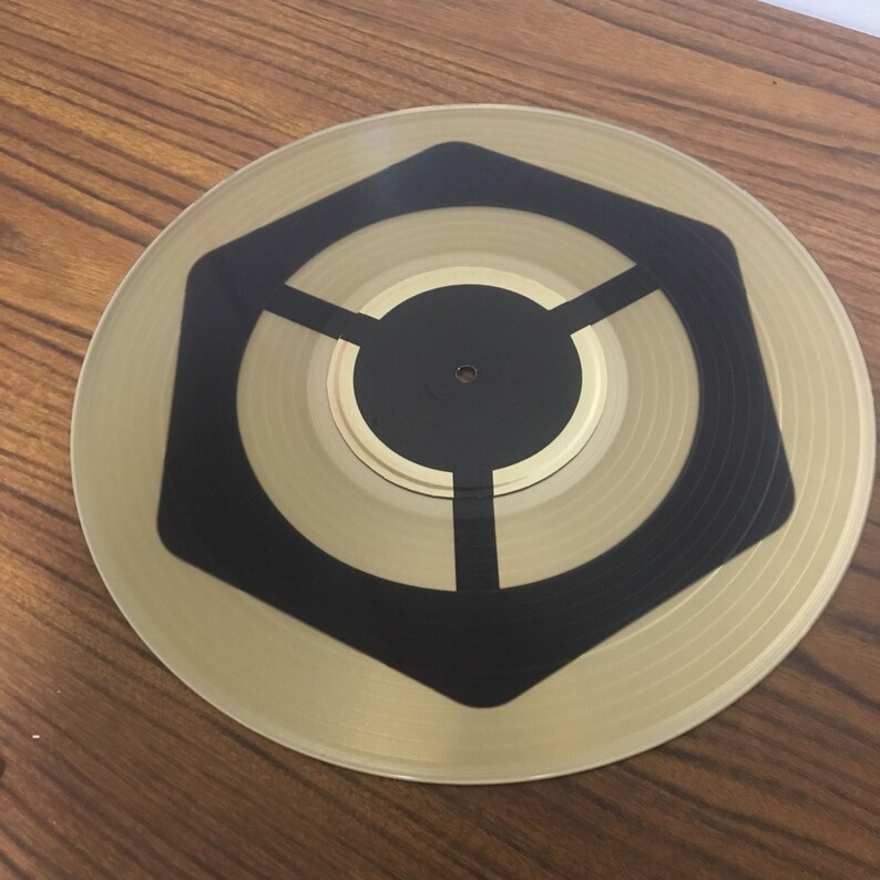 Custom Gold or Chrome Backed Logo Serato Control Vinyl /scratch Live ...