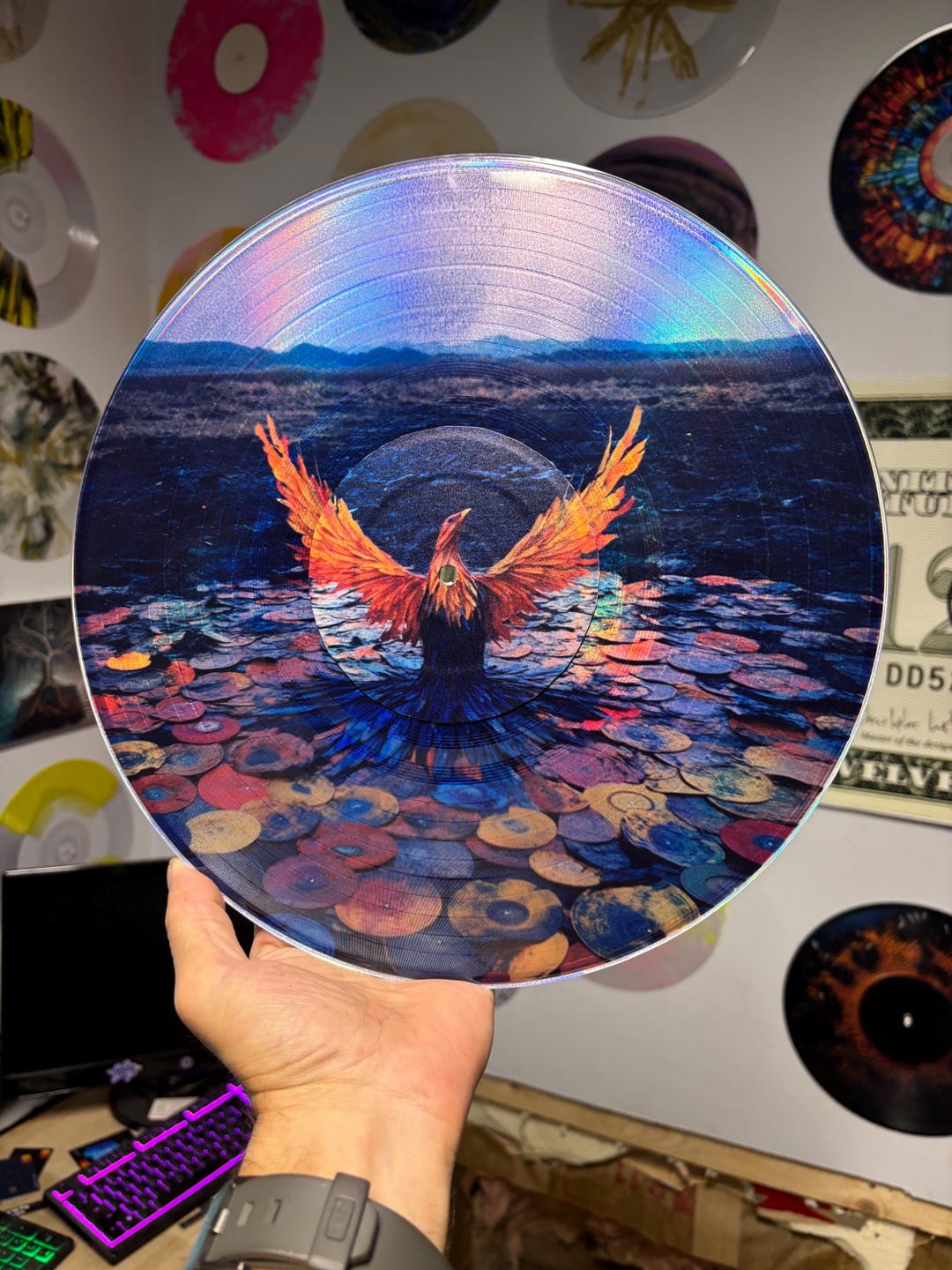 12" “pheonix Rising Holographic “... SERATO Control Vinyl for Your ...