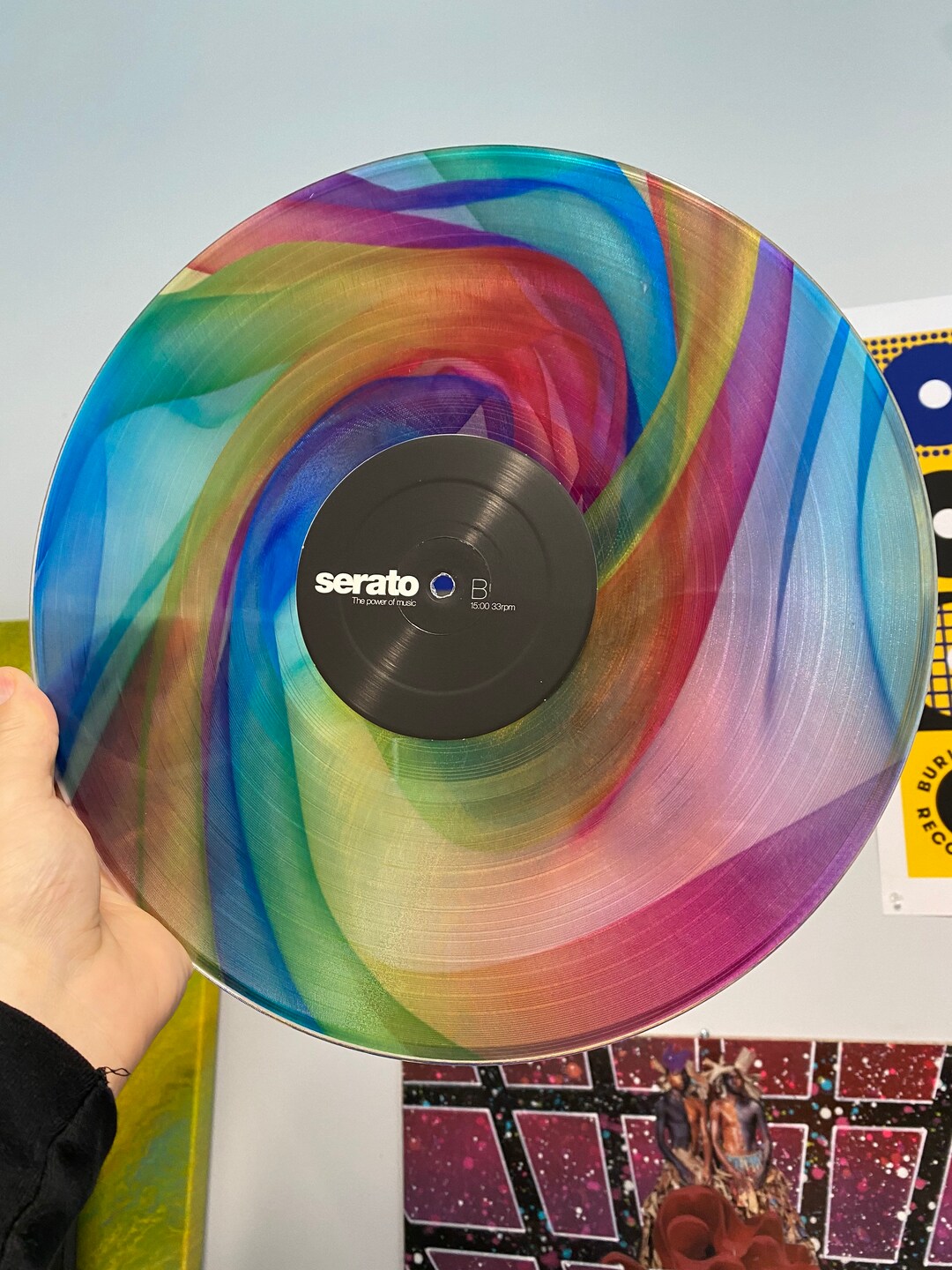 12" “color Whirl” ... a Pair of Serato Control Vinyl for Your Serato Dj ...