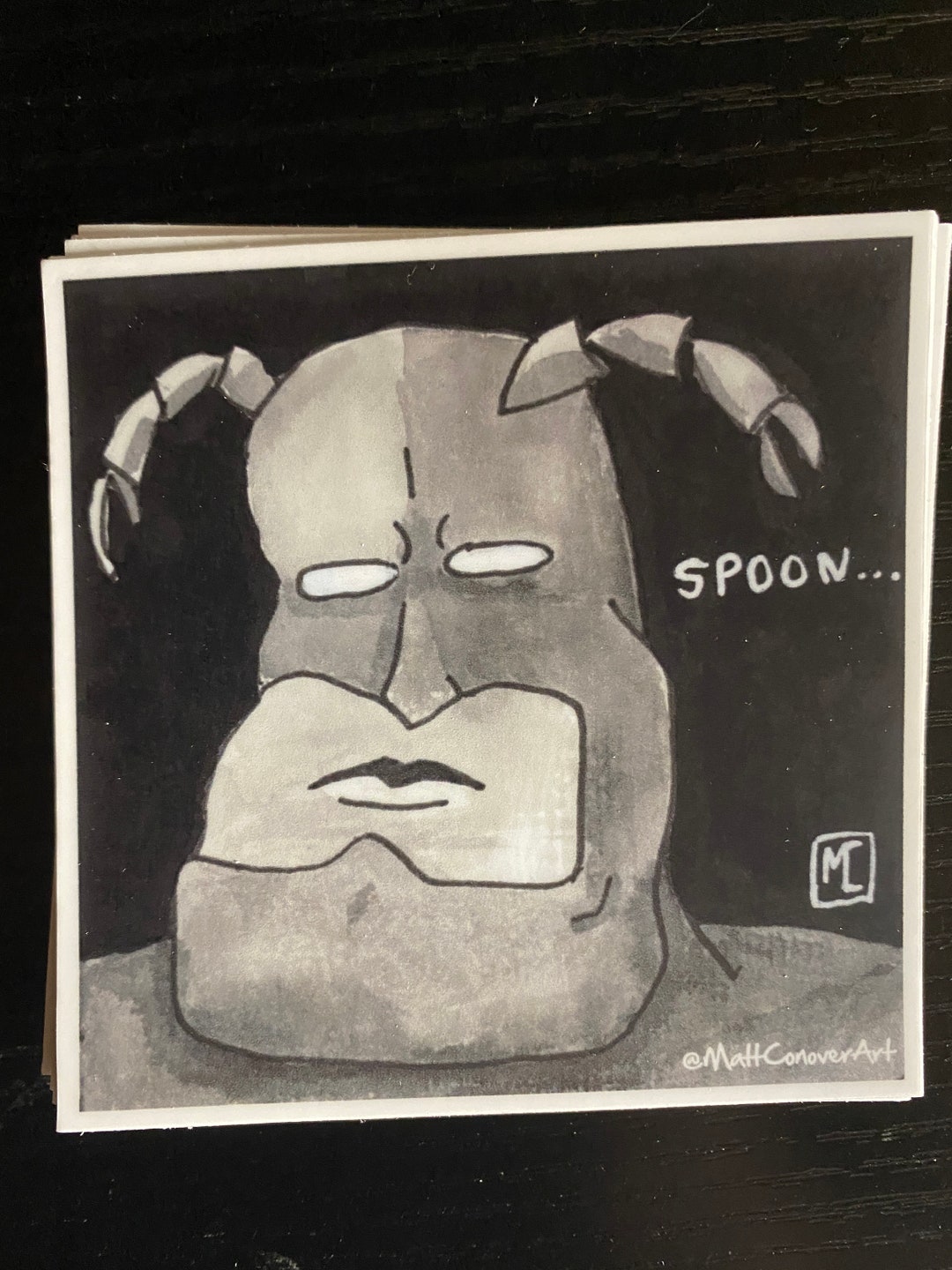 The Tick, Spoon... Printed Vinyl Sticker - Etsy