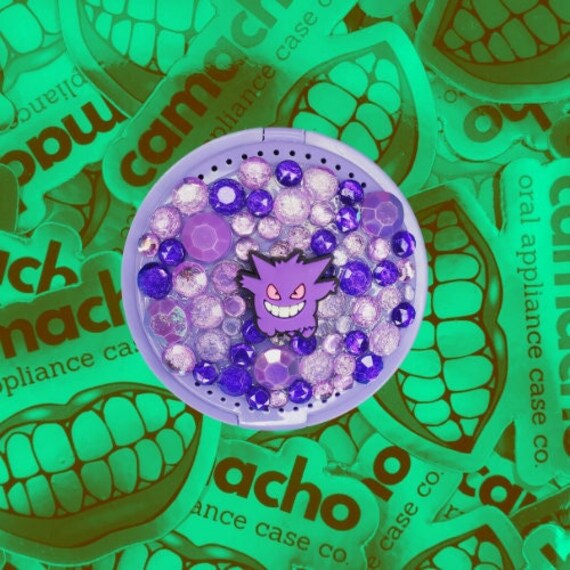 Gengar Pokémon Retainer Case - Etsy