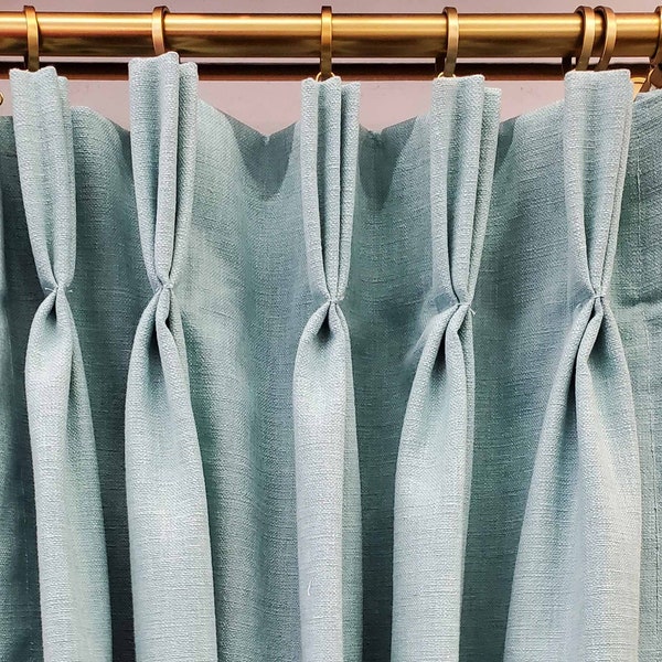 Aqua Curtains - Etsy