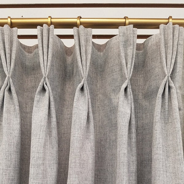 Gray Drapes - Etsy