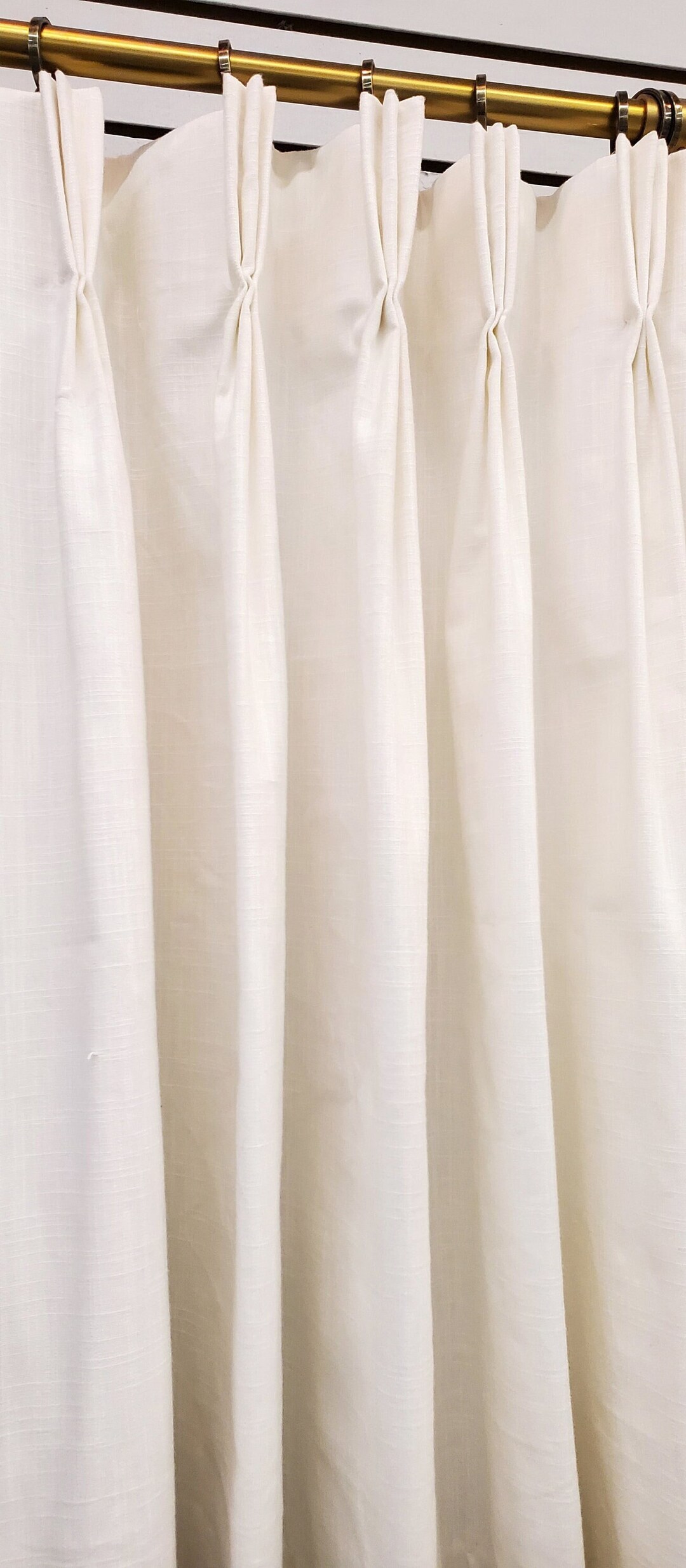 Slub Canvas White 100% Cotton With a Cross-slub Texture - Etsy