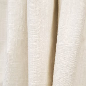 Slub Canvas White 100% Cotton With a Cross-slub Texture - Etsy