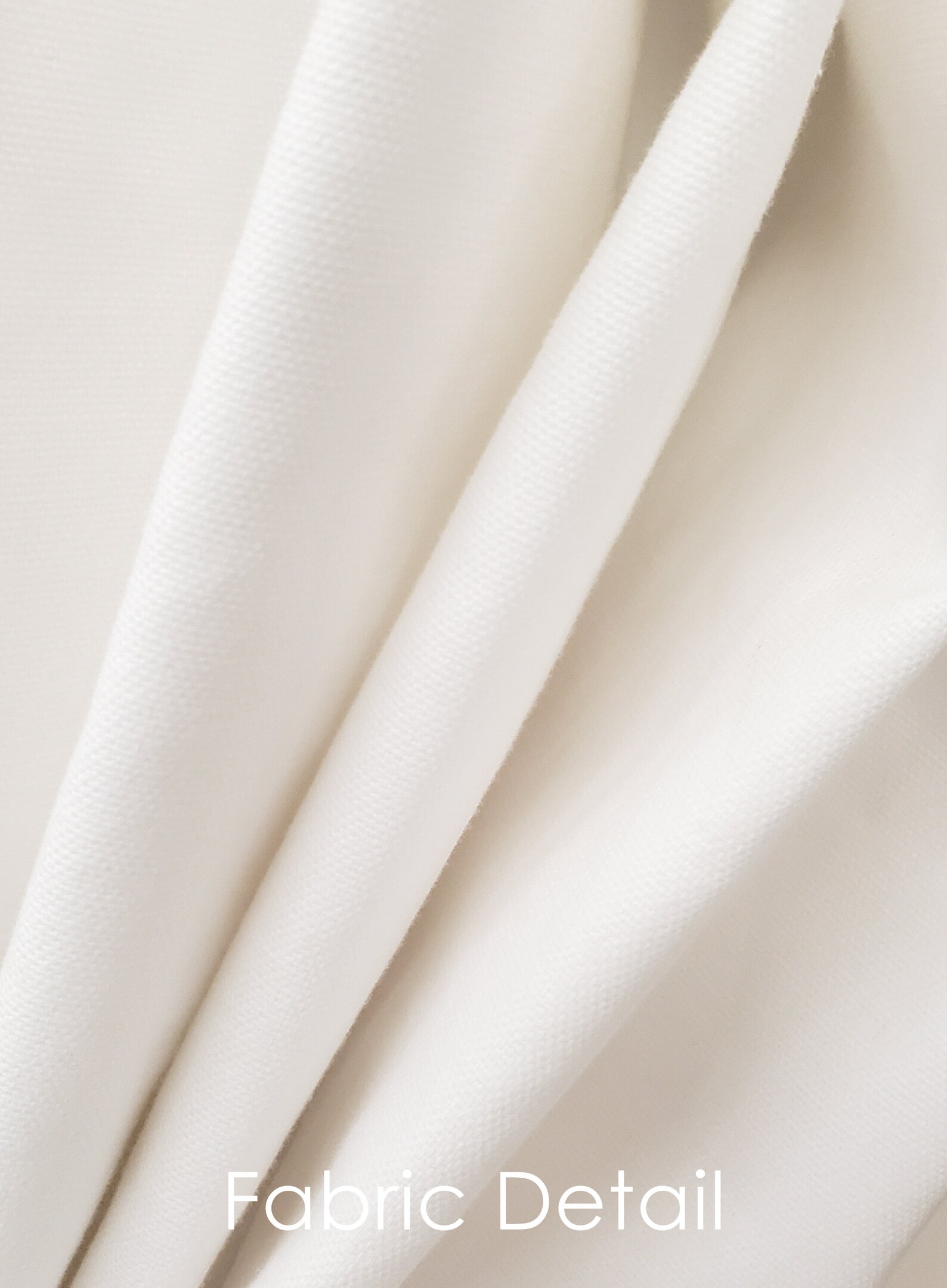 7 Oz. Cotton Duck in White 100% Cotton Fabric Fully-lined - Etsy