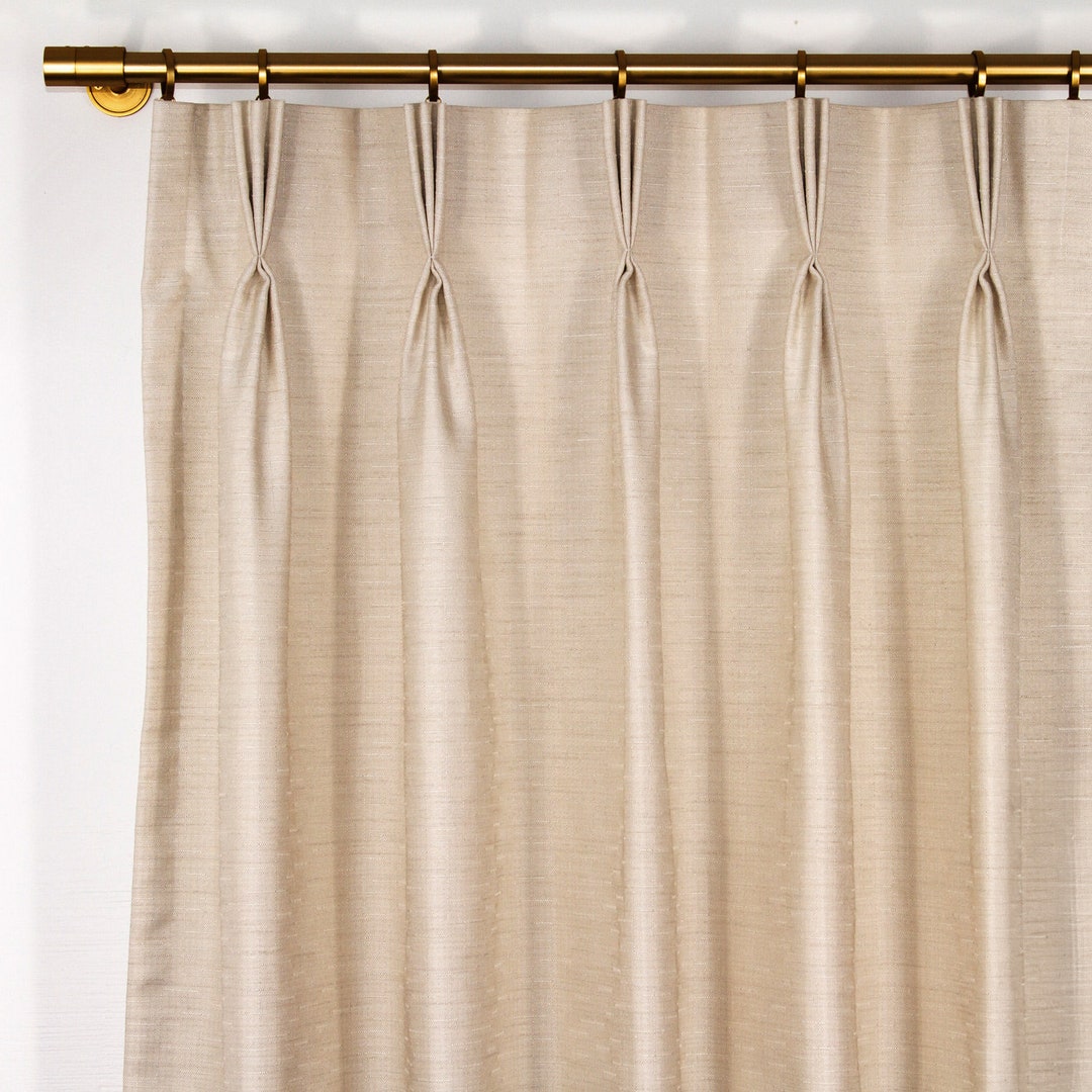 Destiny Dove, 100% Polyester | Lined Custom Drapes or Curtains | Pinch ...