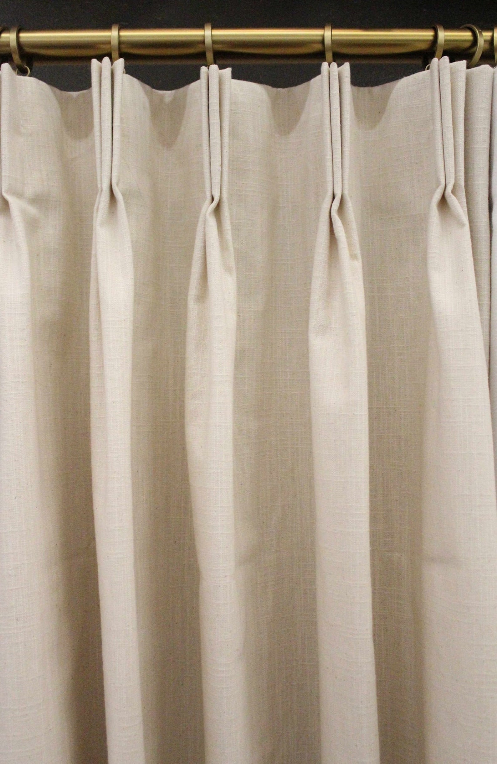 Sliding Glass Door Custom Drapes or Curtains | Pinch Pleated and Lined ...