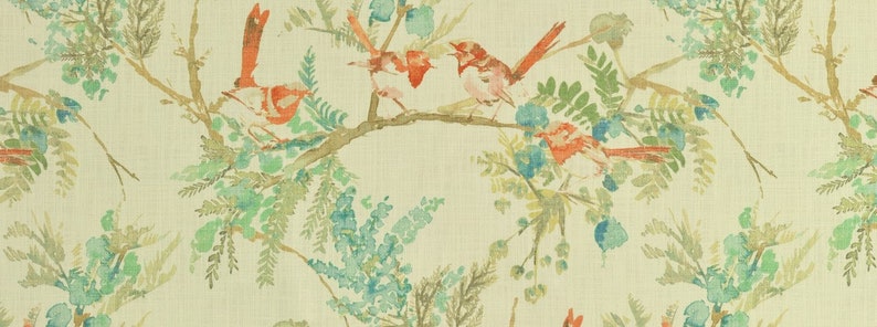 Emilia Multi Bird-in-branch Floral Print Lined Custom - Etsy