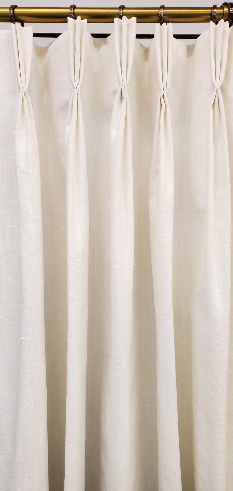 Slub Canvas White 100% Cotton With a Cross-slub Texture - Etsy