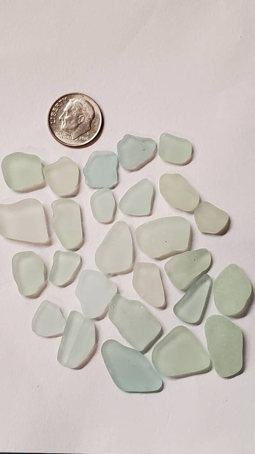 Twenty-six (26) Pieces of Ocean Colored Sea Glass From CA for Art ...