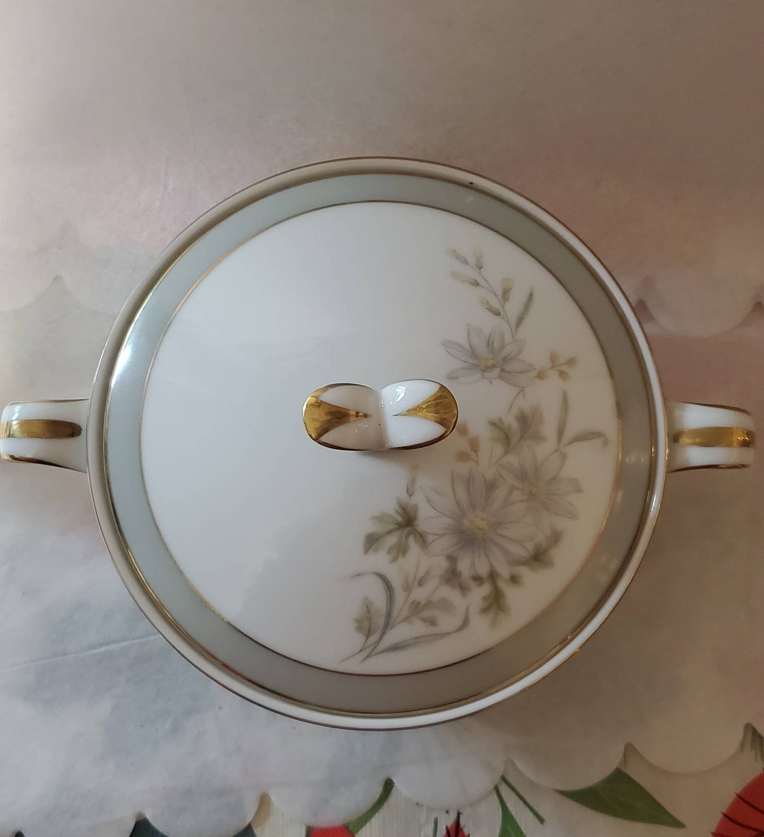 Noritake China Michelle Pattern #6021 From 1958 Matching Sugar and ...