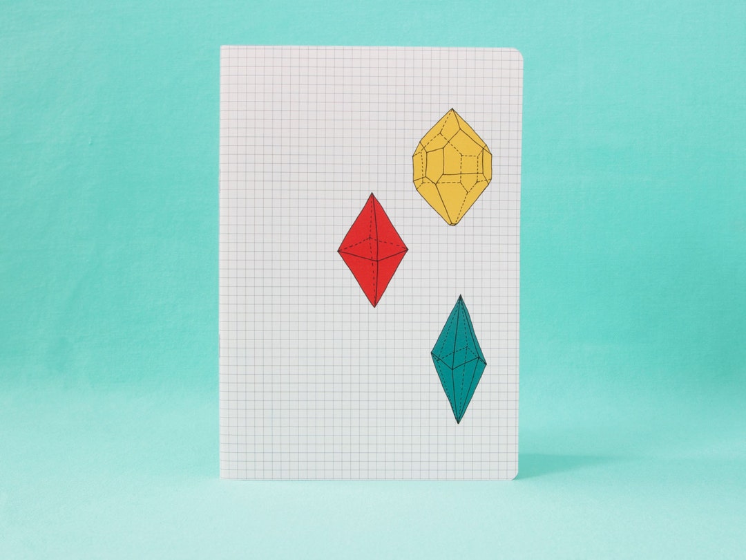 Notebook Geometry A5 - Etsy