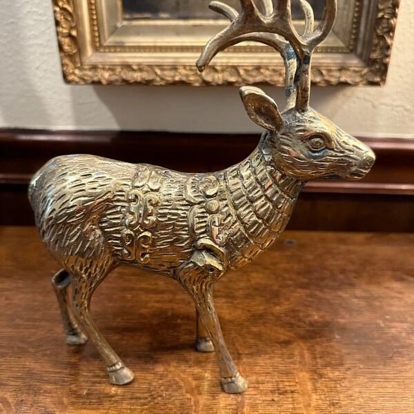 Brass Deer - Etsy