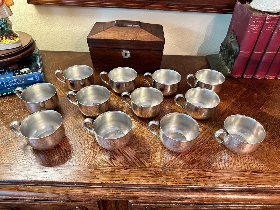 Vintage Oneida Silver Plate Punch Cups Set of 12 - Etsy