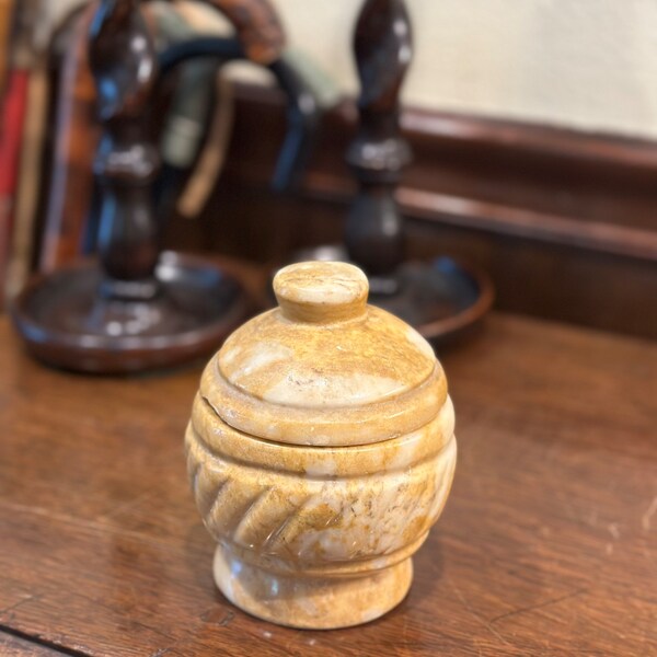 Alabaster Jar - Etsy