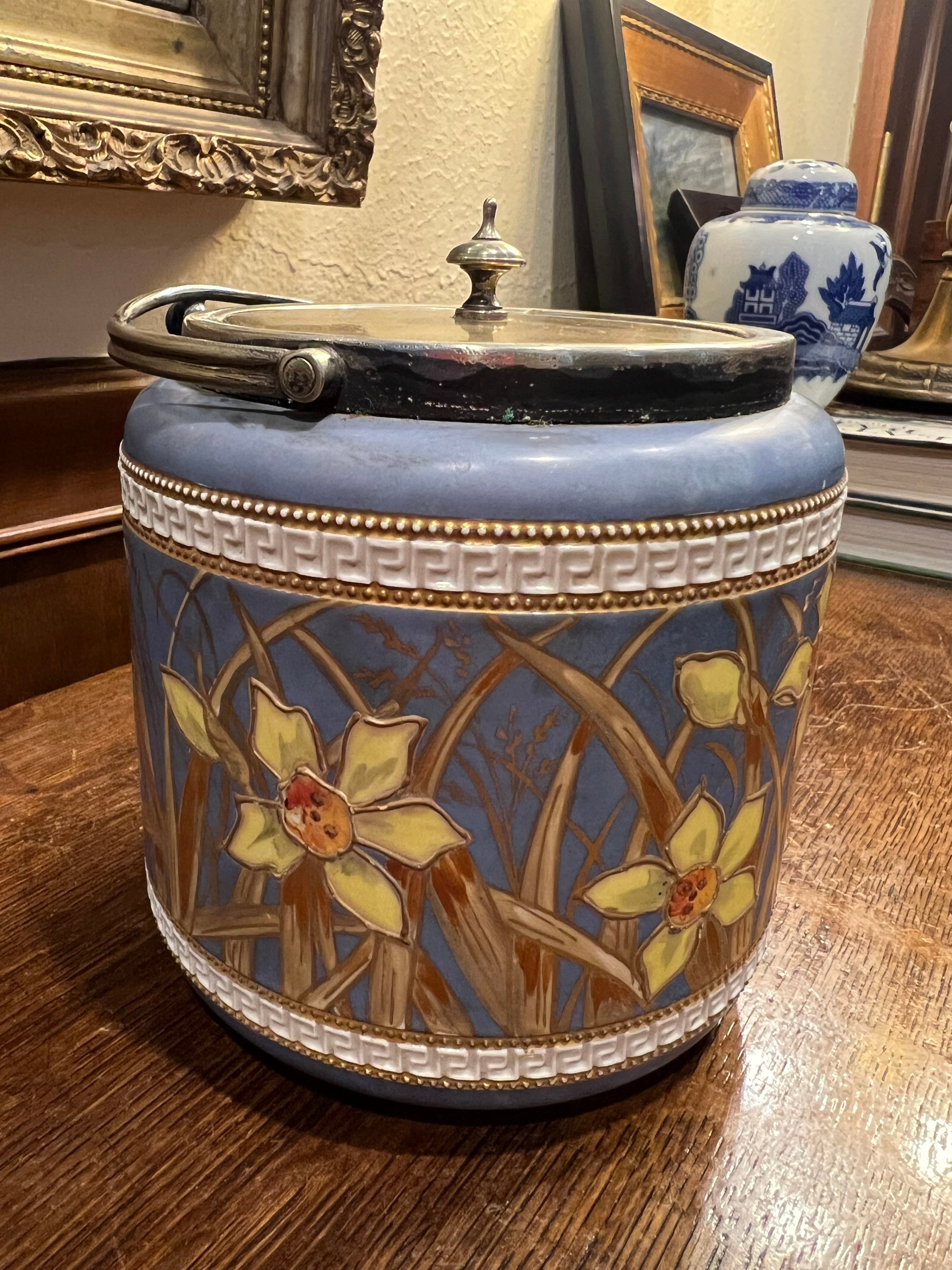 English Biscuit Barrel Daffodil Biscuit Barrel - Etsy