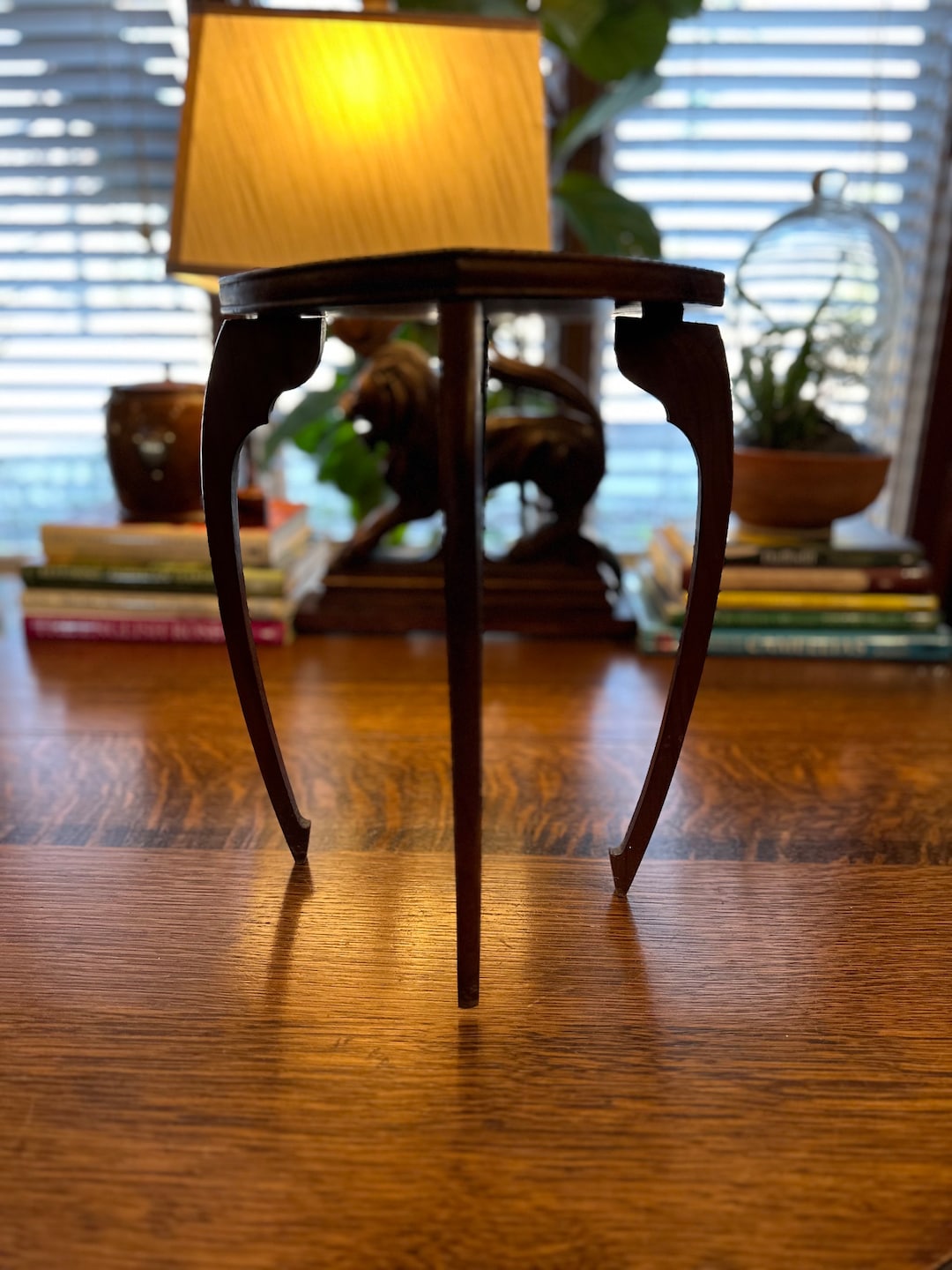 Small Vintage Side Table or Plant Stand - Etsy