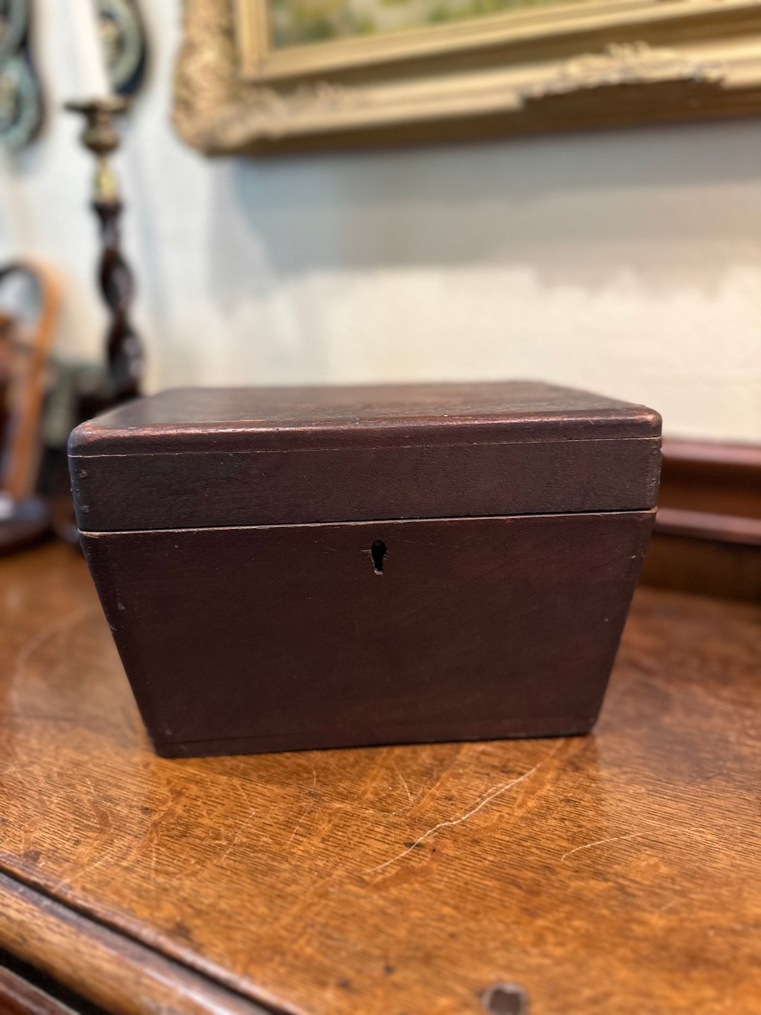 Antique Tapered Box - Etsy
